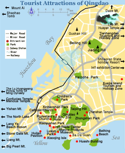 Qingdao Map - China