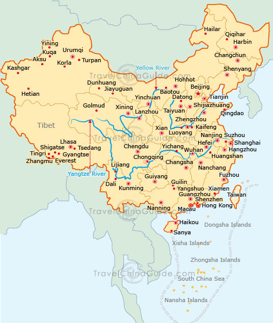 Shanghai Map - China