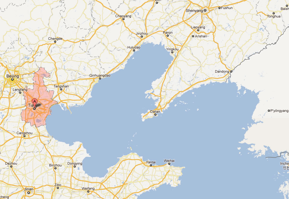 Tianjin Map - China