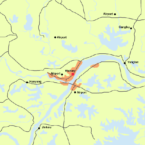 Wuhan Map - China