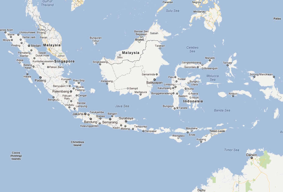 Cocos Islands Map