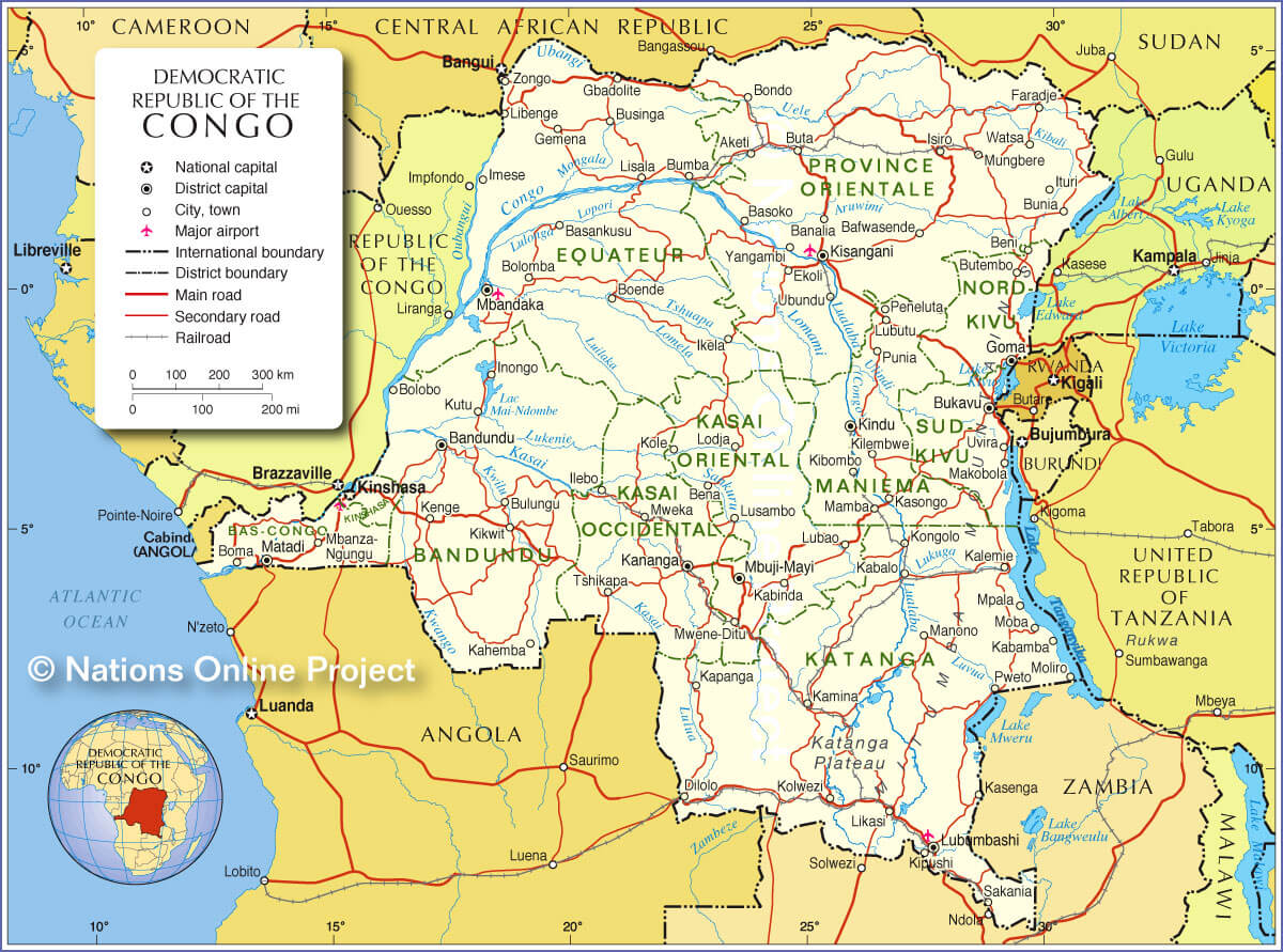 Congo Map - Congo