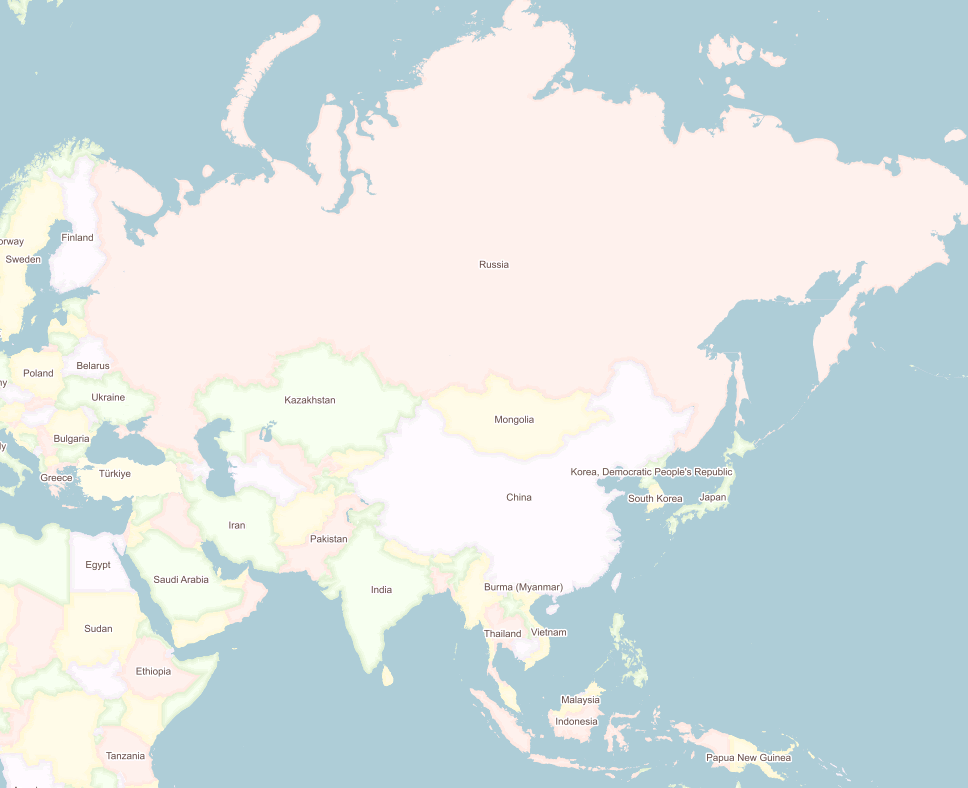 Asia Satellite Map Asia Satellite Map