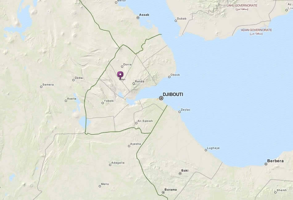 Djibouti Map