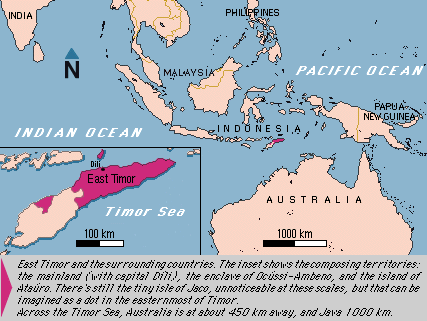 East Timor Map
