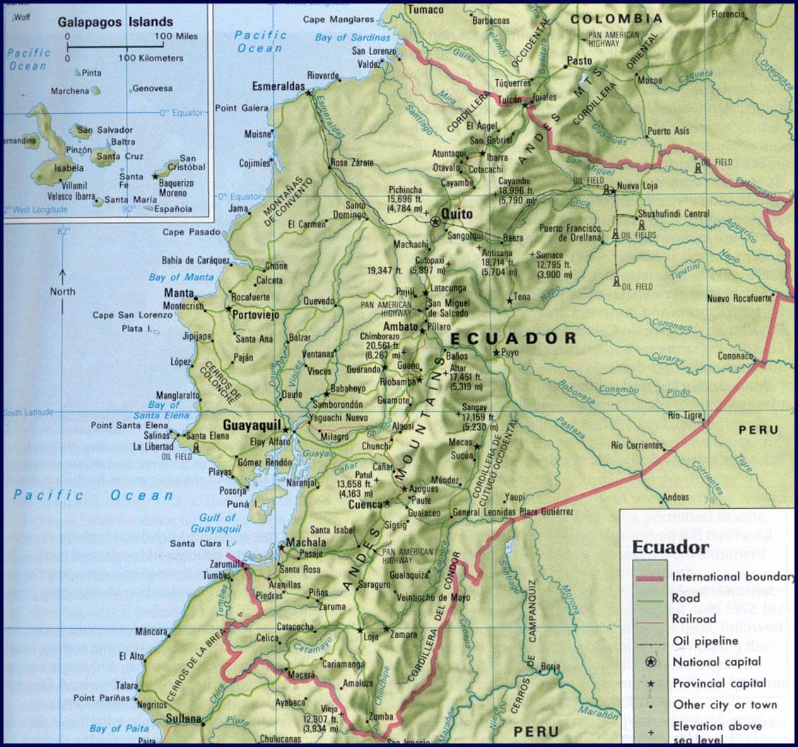 Ecuador Map