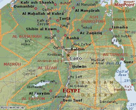 Cairo Map - Egypt