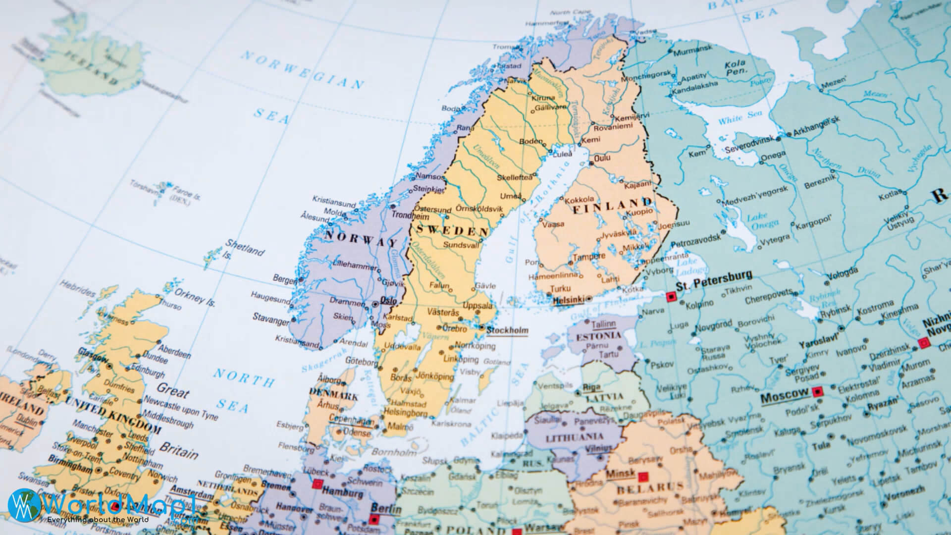 High Detailed Estonia Map