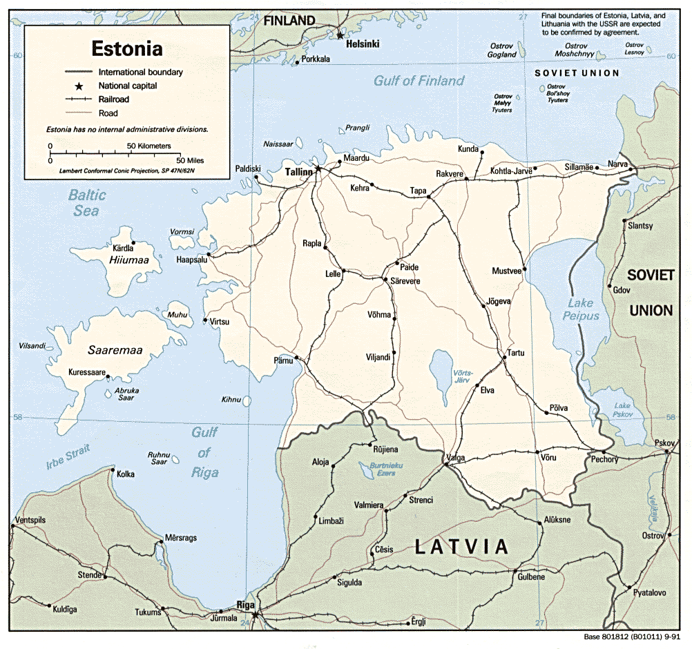 Estonia Map