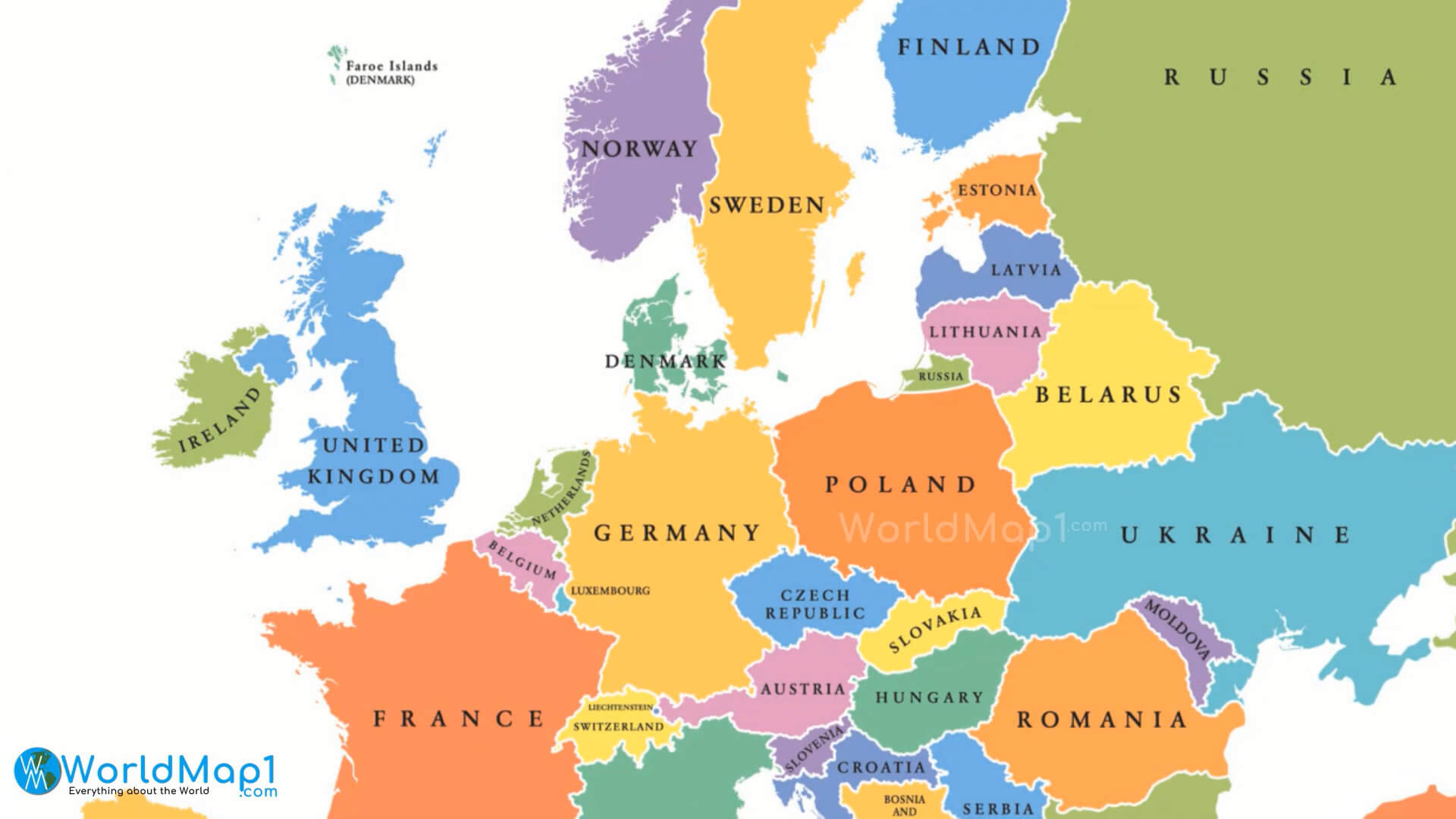 Europe Maps and Countries Map 3