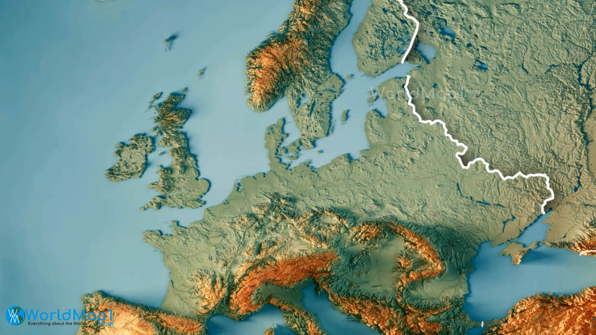 Europe Maps and Countries Map 5