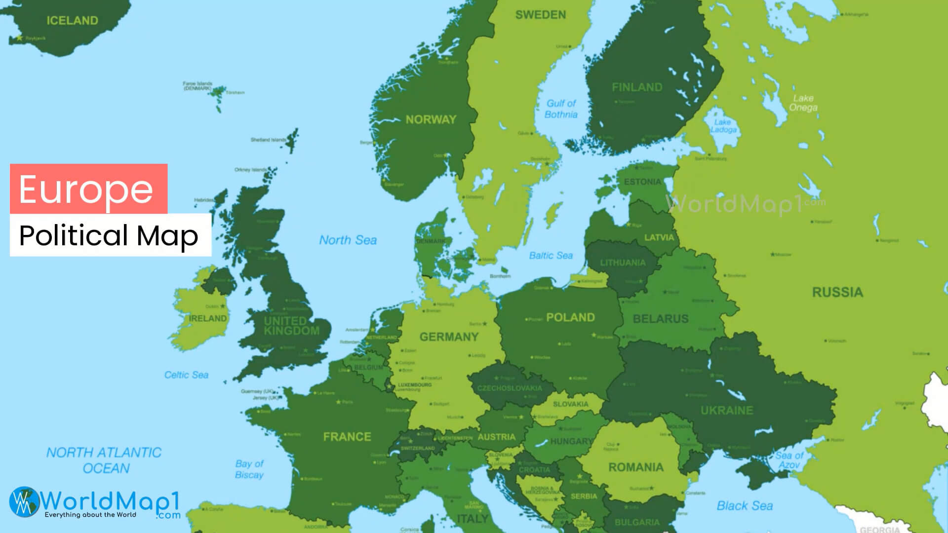 Map of Europe