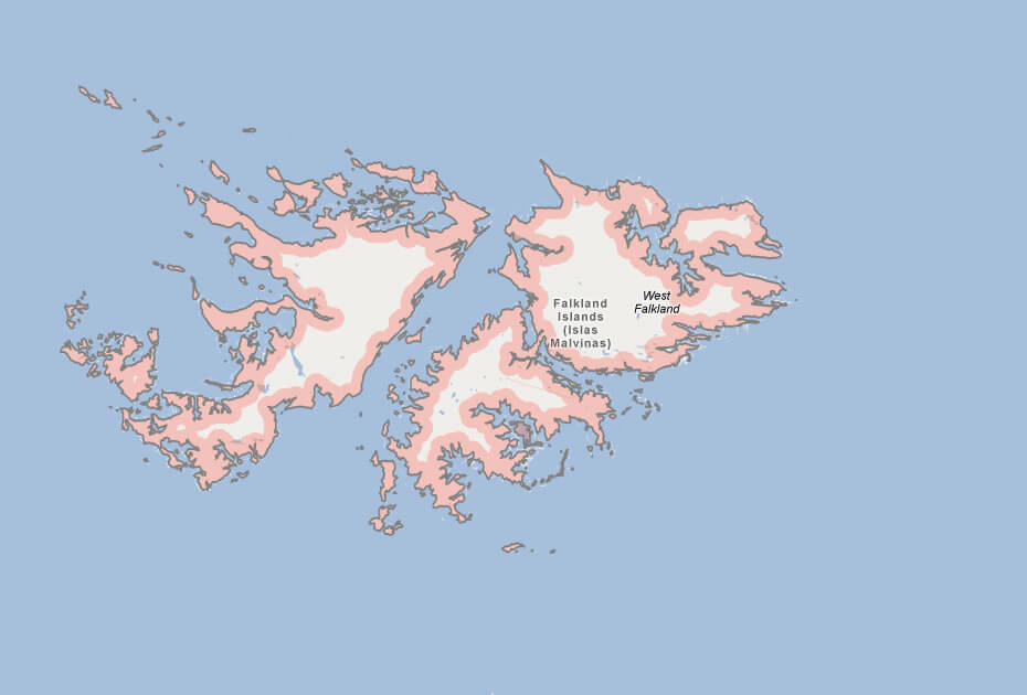 Falkland Islands Map - Falkland Islands