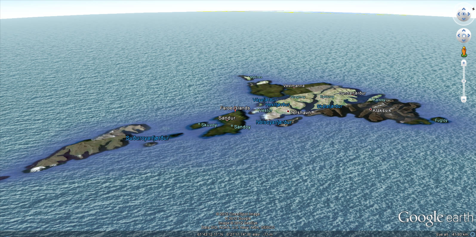 Faroe Islands Map