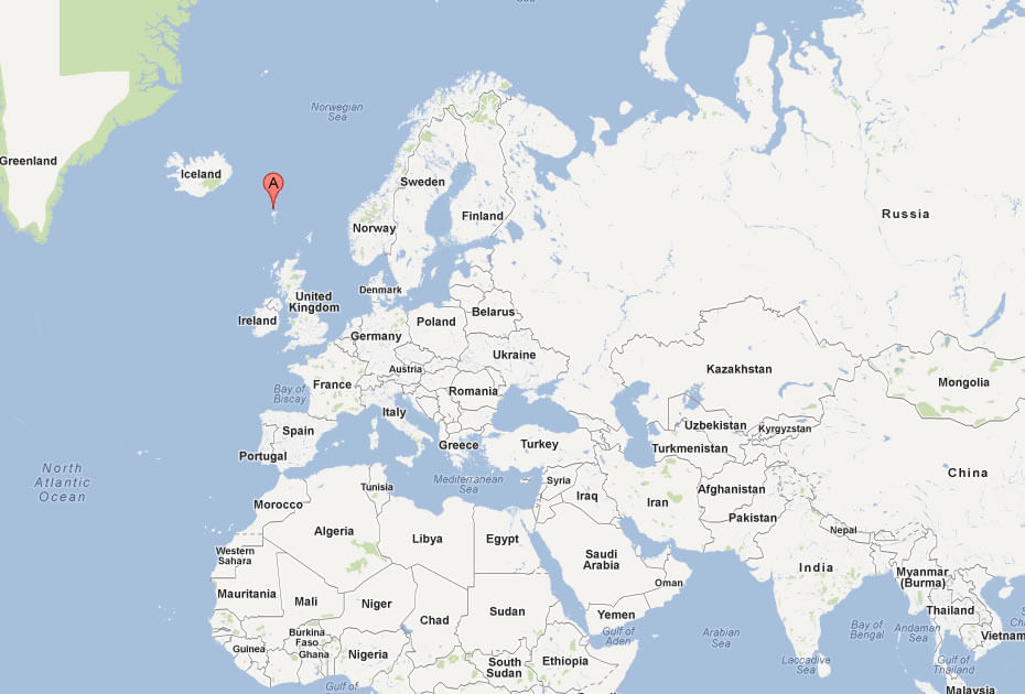 Faroe Islands Map - Faroe Islands