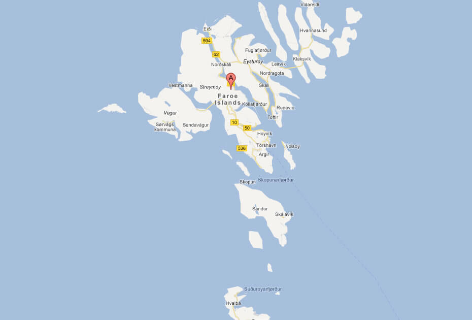 Faroe Islands Map