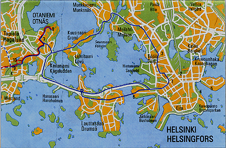 Helsinki Map - Finland