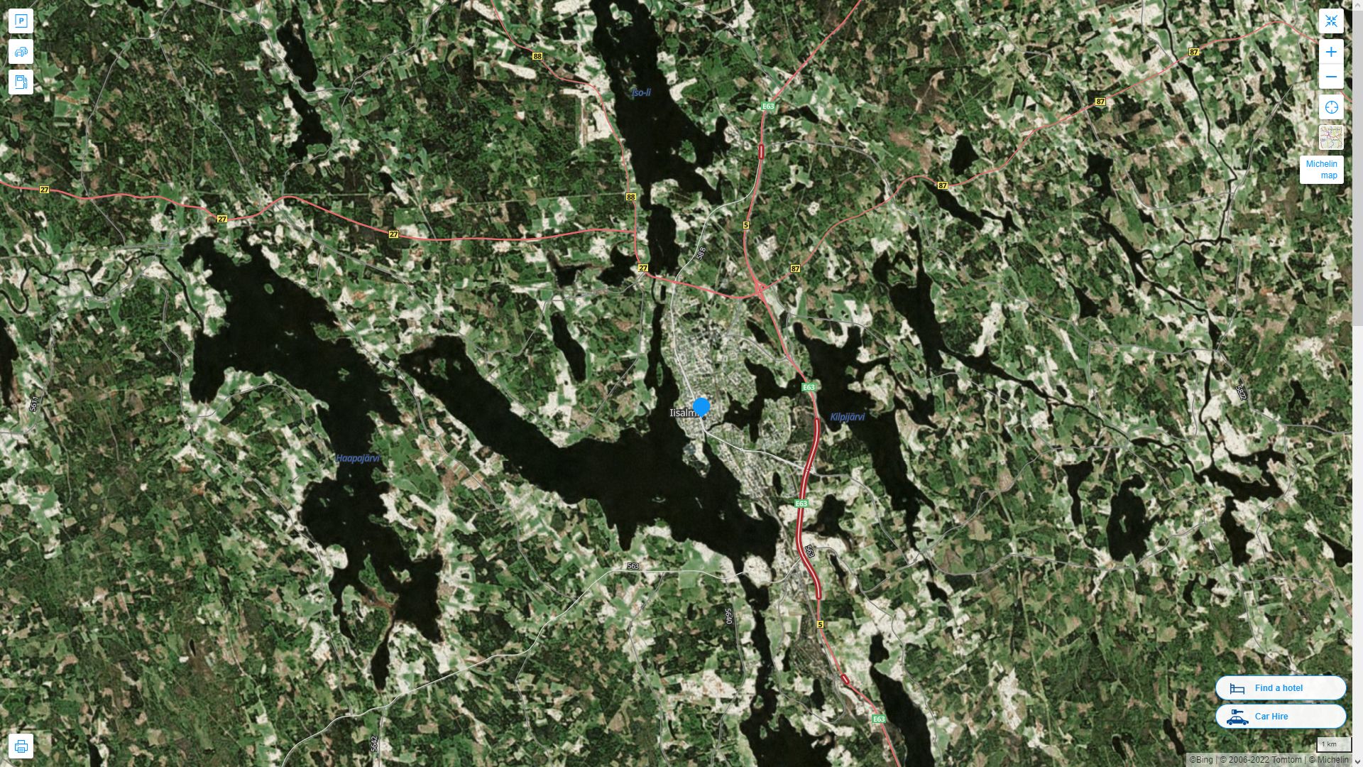 Iisalmi Map - Finland