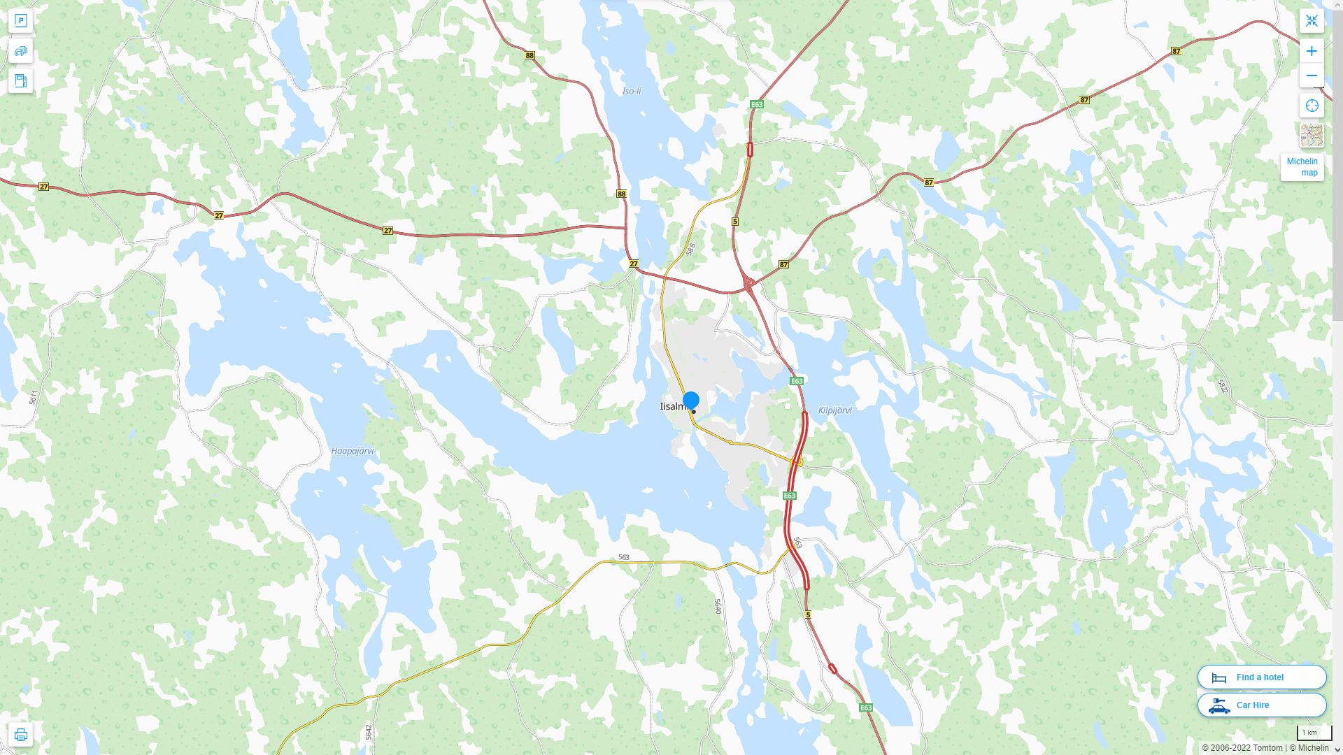Iisalmi Map - Finland