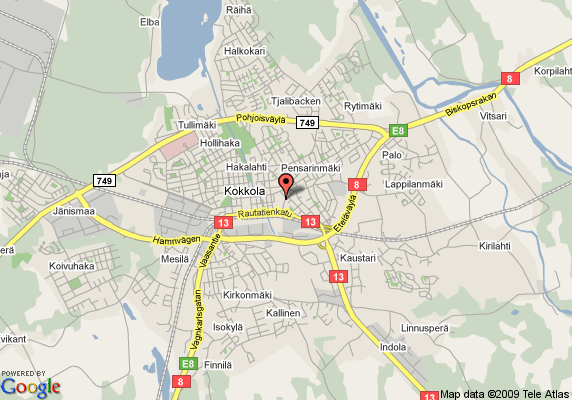 Kokkola Map - Finland