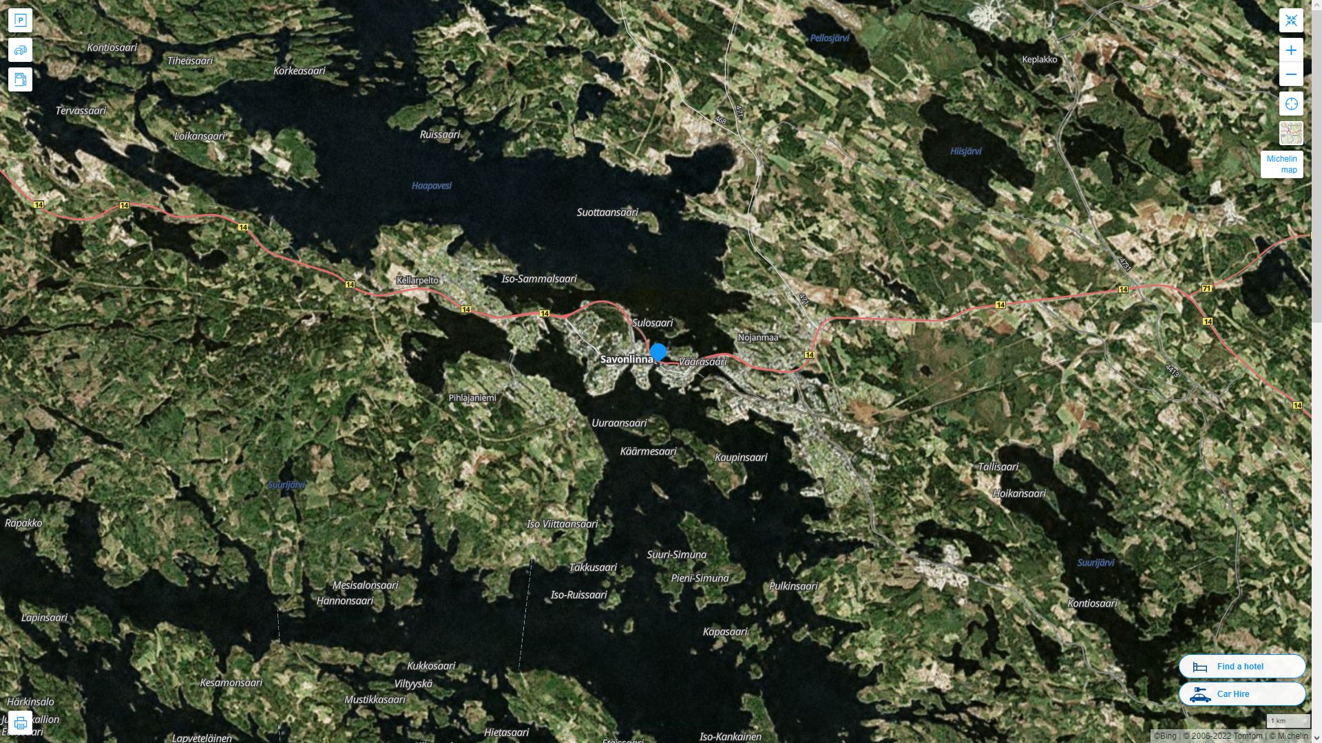 Savonlinna Map - Finland