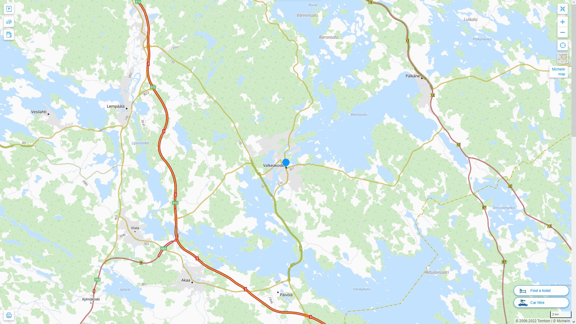 Valkeakoski Map - Finland