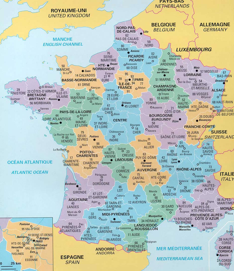Brest Map - France