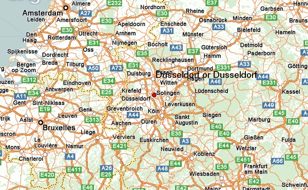 Dusseldorf Map - Germany