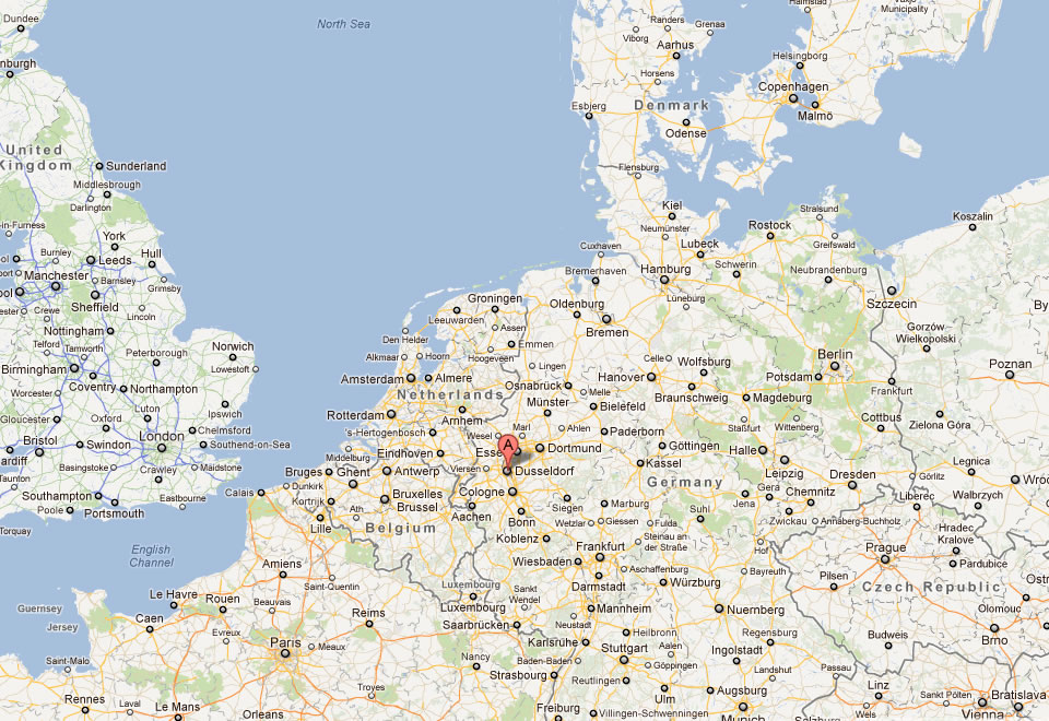 Dusseldorf Map - Germany