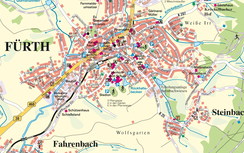 Furth Map - Germany