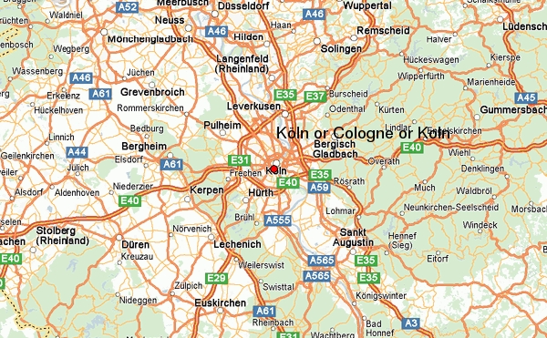 Koln Map - Germany
