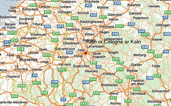 Koln Map - Germany