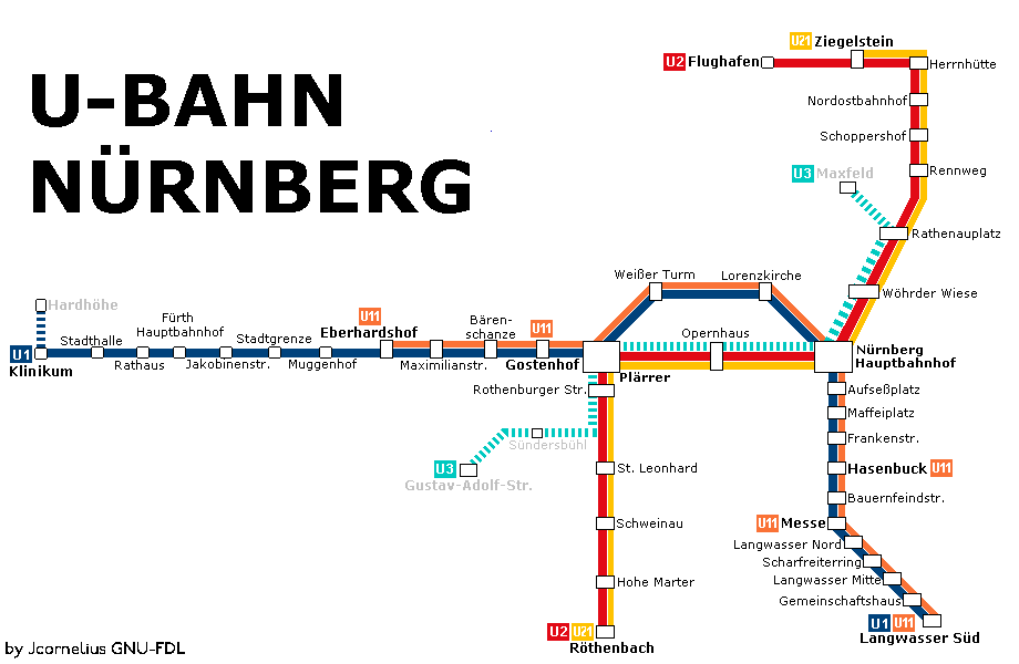 Nurnberg Map - Germany