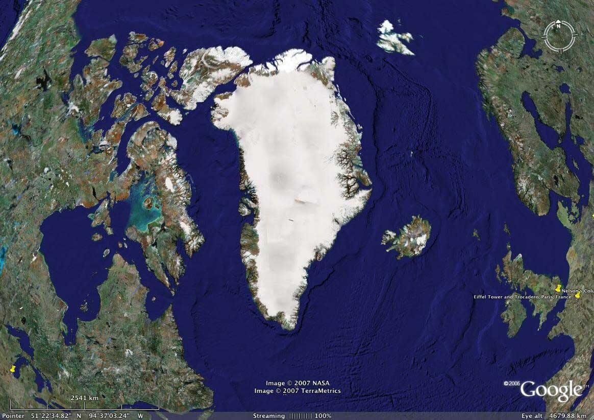 Greenland Map - Greenland