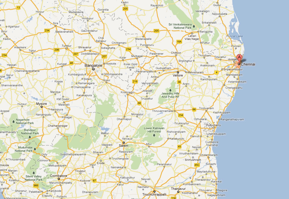 Chennai Map