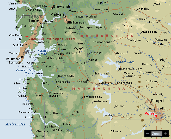 Pune Map - India