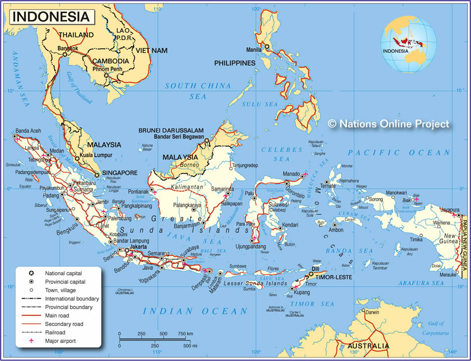 Batam Map - Indonesia