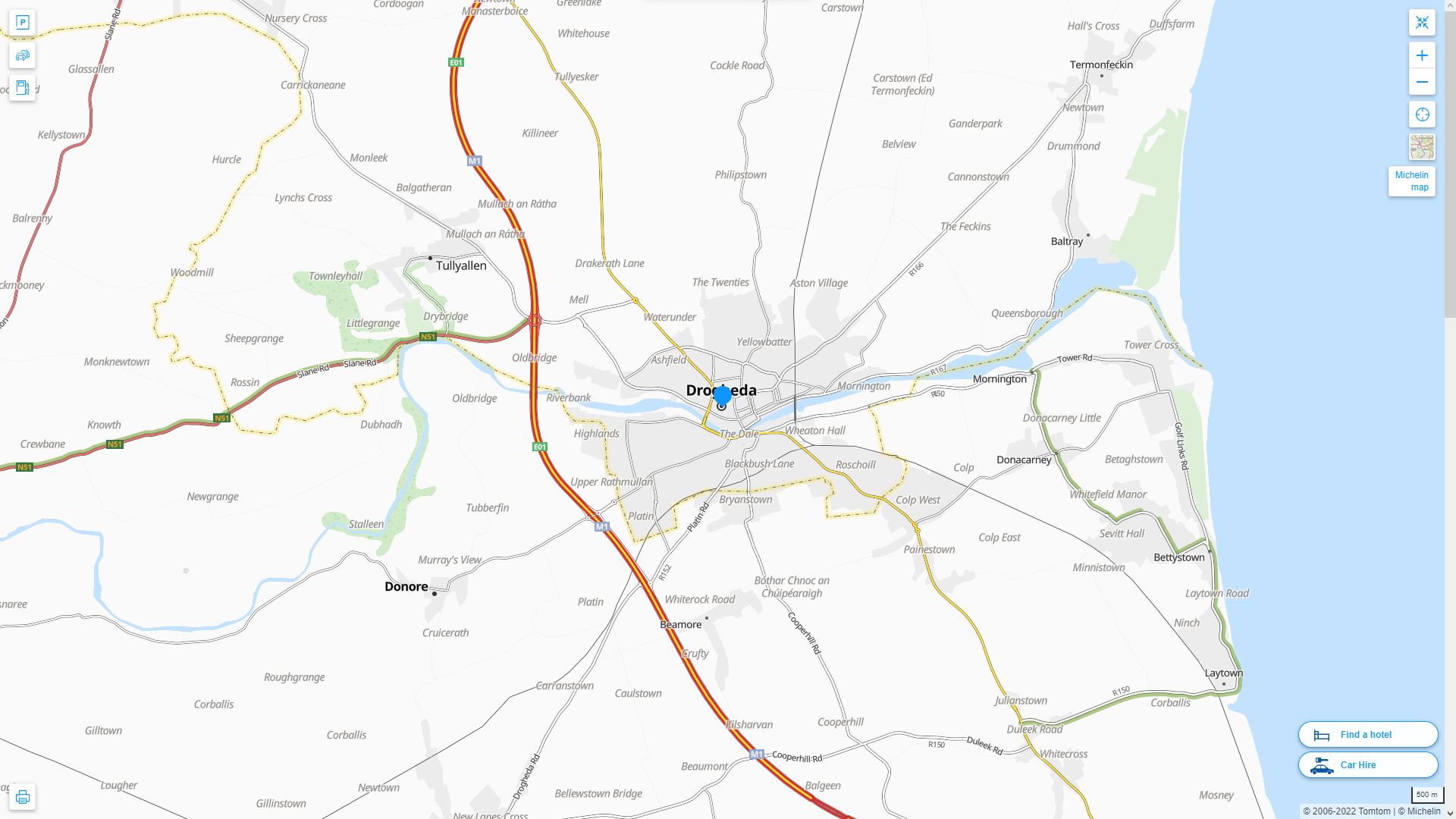 Drogheda Map - Ireland
