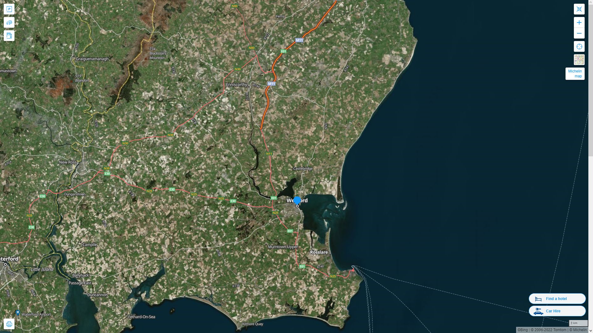 Wexford Map - Ireland