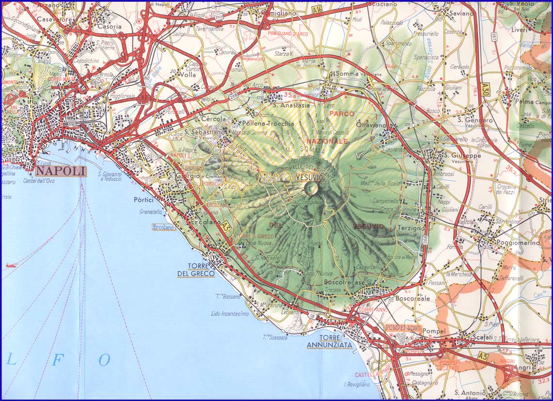 Napoli Map - Italy