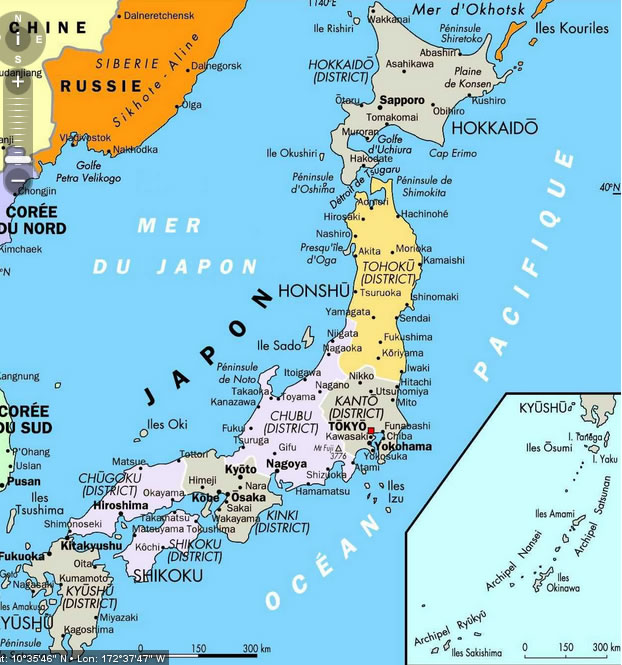 Sendai Map - Japan