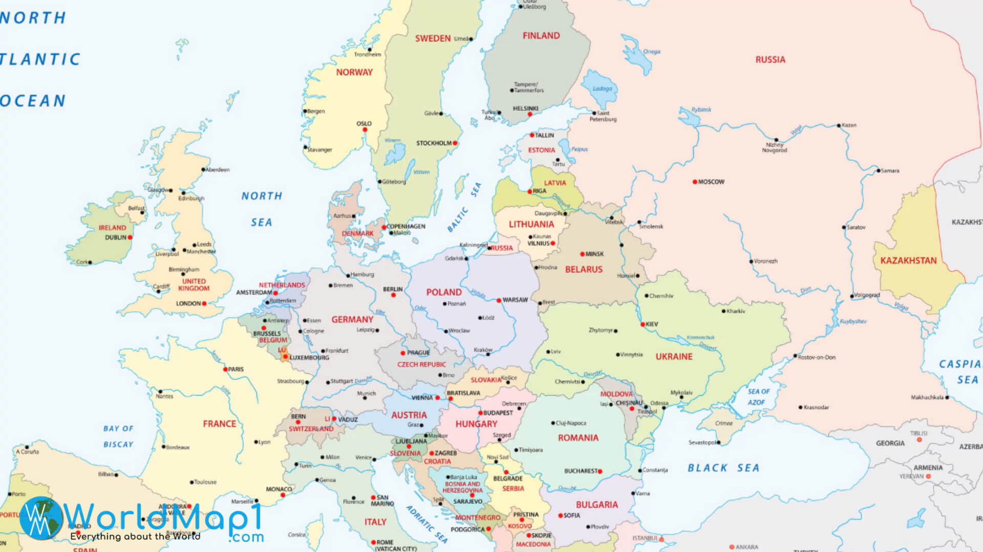 Where is Lithuania in Europe, Is Lithuania in NATO and EU