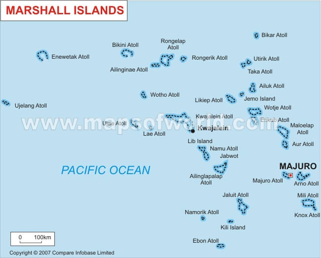 Marshall Islands Map