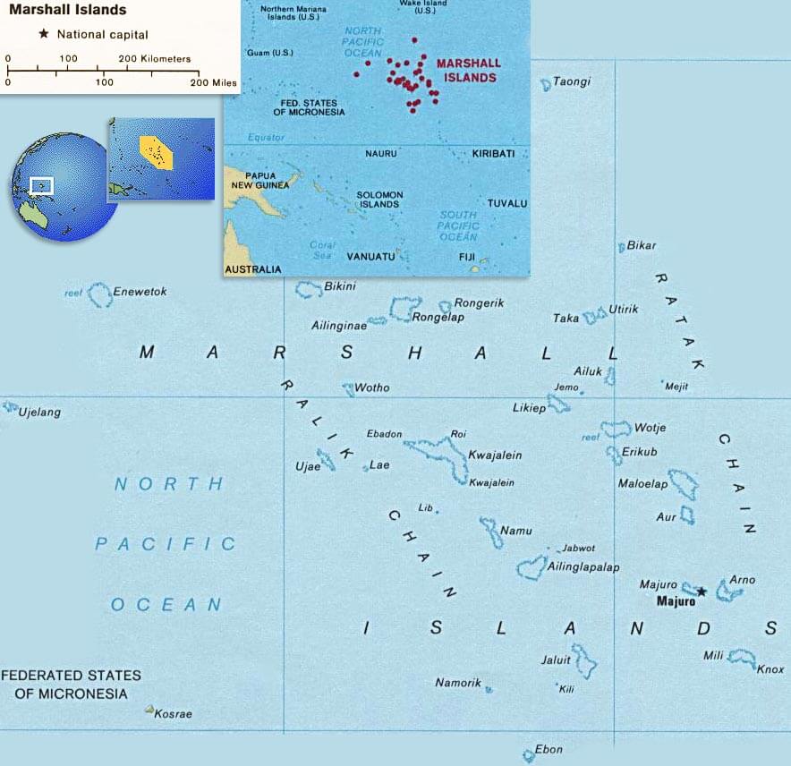 Marshall Islands Map - Marshall Islands