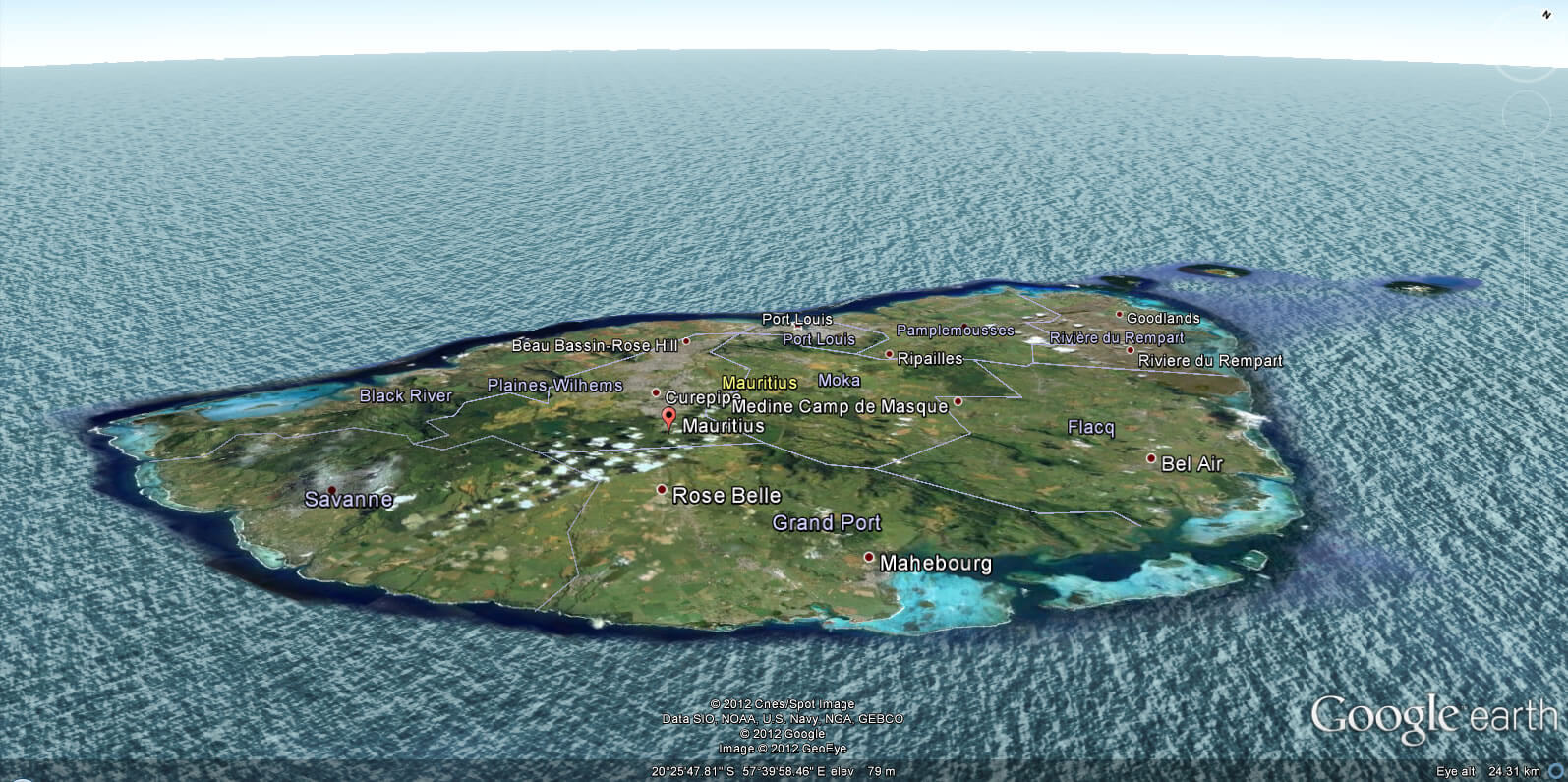 Mauritius Map - Mauritius