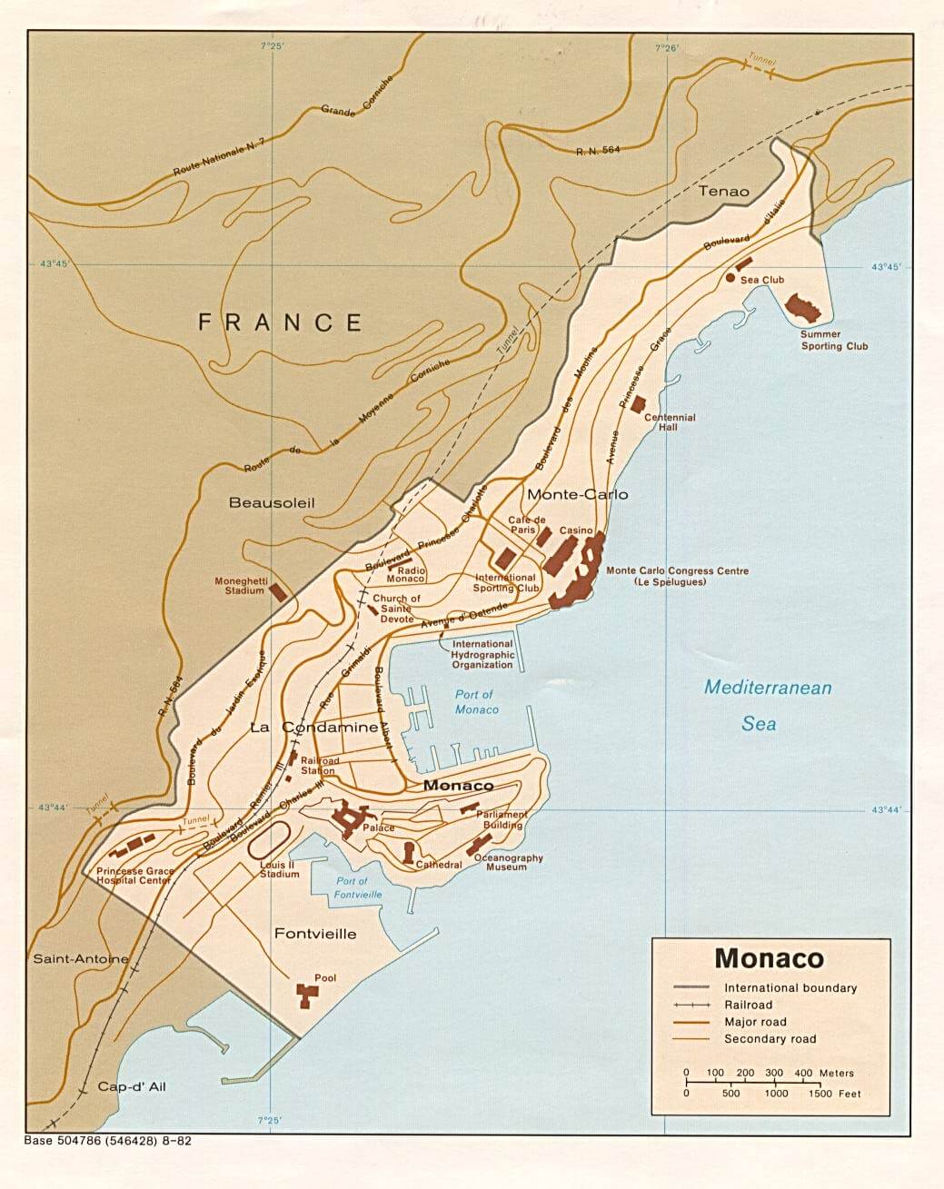 Monaco Map