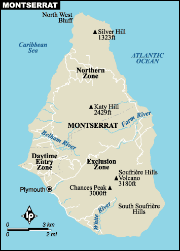 Montserrat Map