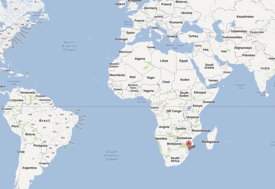 Maputo Map - Mozambique