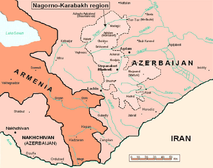 Nagorno Karabakh Map
