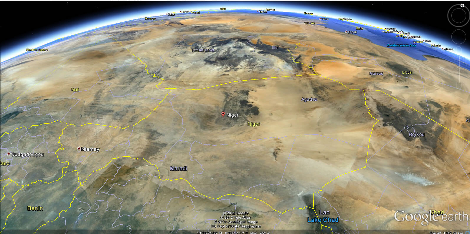 Niger Map - Niger